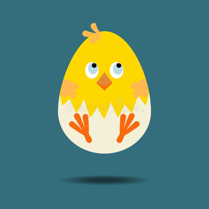 Easter Chicken Icon stock vector. Illustration of chick - 82864575