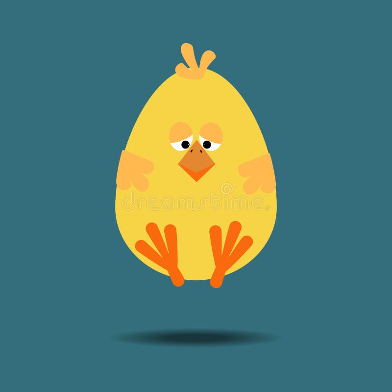 Easter Chicken Icon stock vector. Illustration of yellow - 82864583