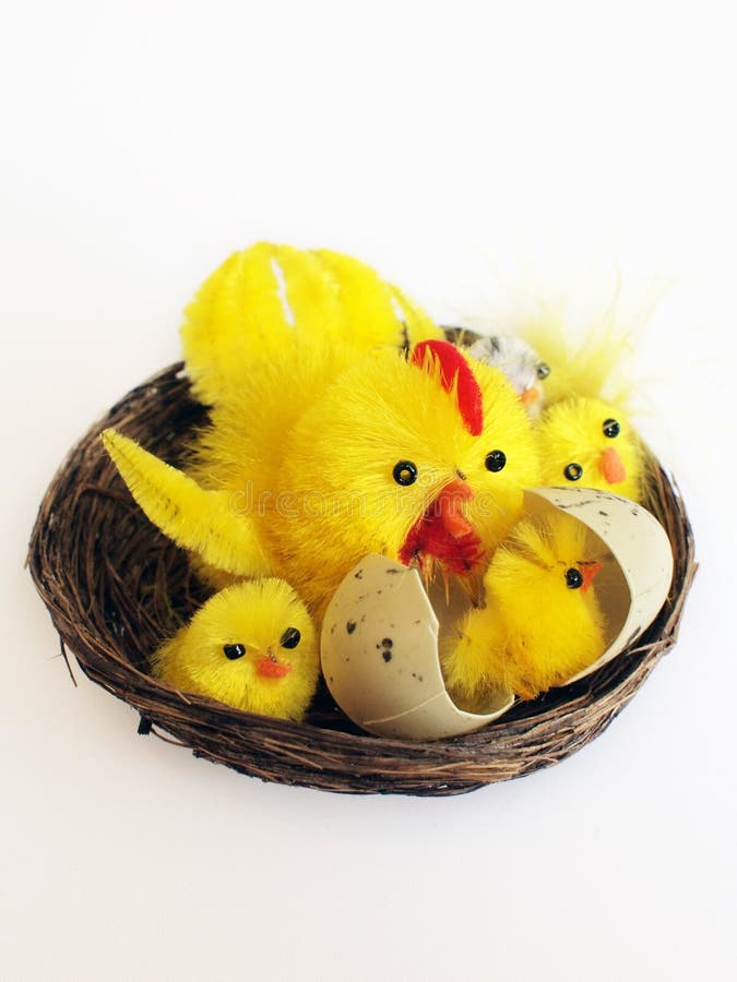 Easter chicken toy stock photo. Image of chicken, yellow - 13476612