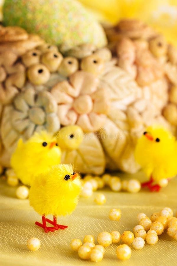 Easter chicks stock image. Image of rabbit, holiday, color - 18752479