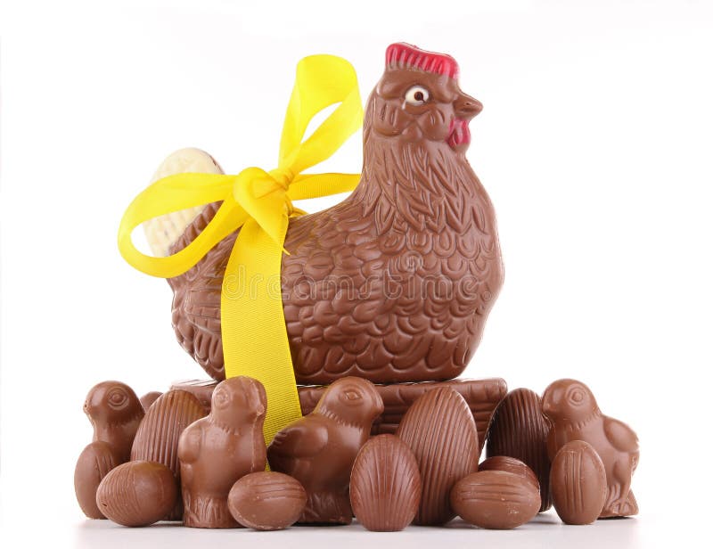 Easter chocolate stock image. Image of celebration, flower - 23882745