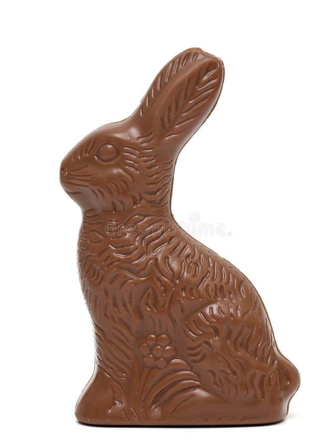 Chocolate Easter Bunnies Kissing Stock Image - Image of season ...