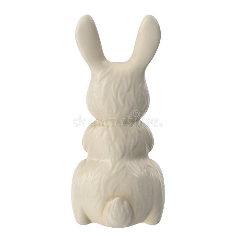 Cute Easter Bunny Rabbit Back View Stock Illustrations – 133 Cute ...