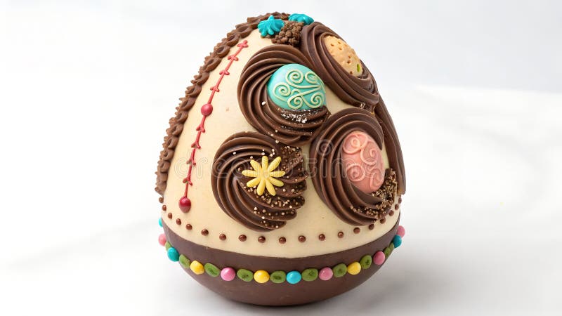 Easter Chocolate Egg Cakes. Generative AI Stock Image - Illustration of ...