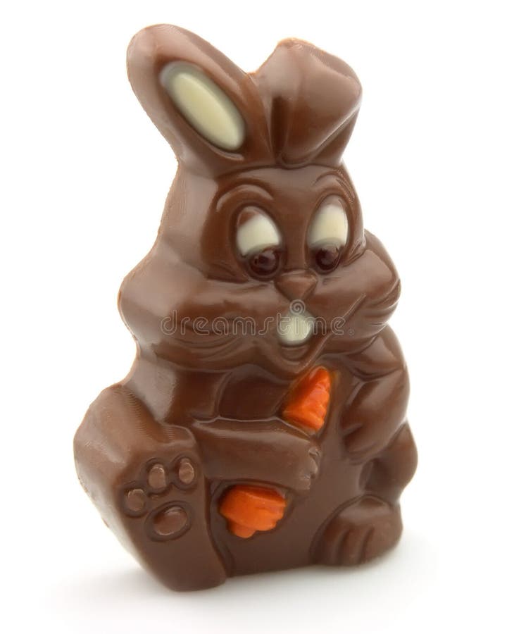 Easter chocolate rabbit stock image. Image of celebration - 19096163