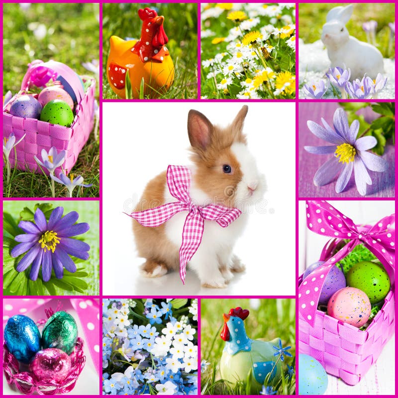 Easter collage stock photo. Image of scripture, cutter - 37859844