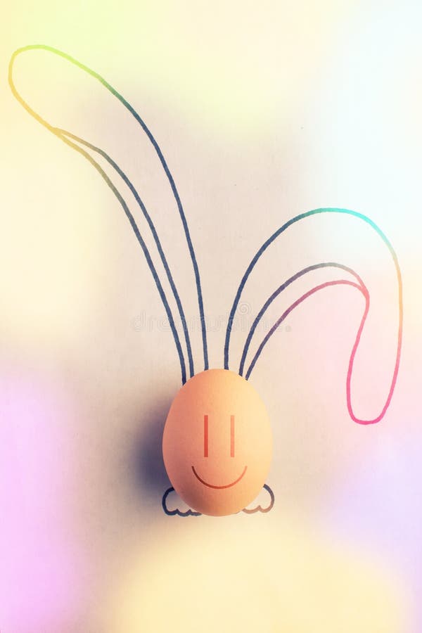 Easter colored egg stock photo. Image of ears, gift, creative - 98669396