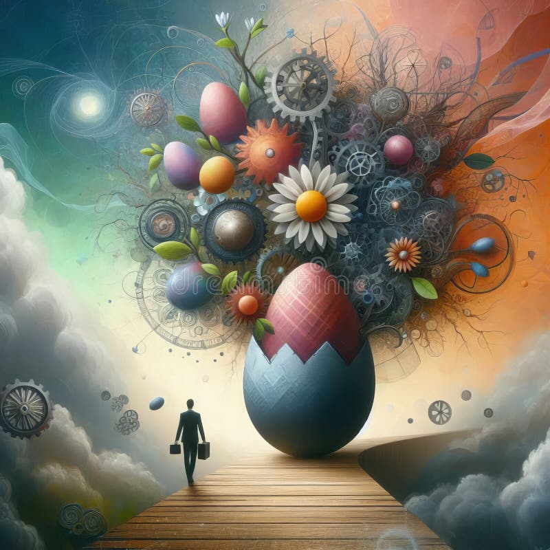 Easter Concept Art Surreal or Abstract Interpretations of Easter Stock ...