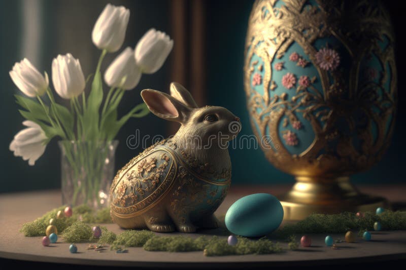 Easter concept stock illustration. Illustration of gift - 269931079