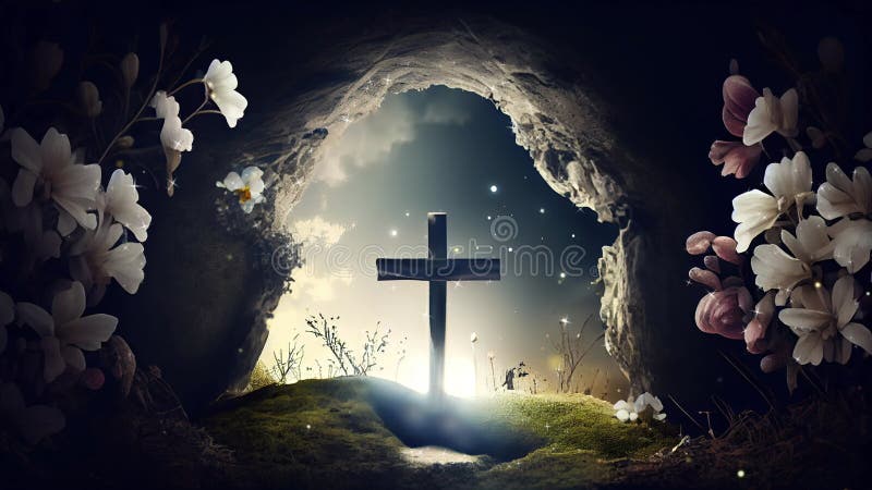 Easter Concept, Holy Cross, Stock Video - Video of light, cross: 309420527