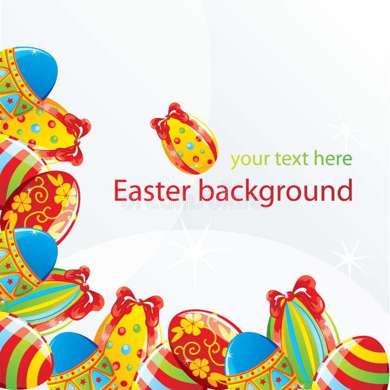 Easter corner background stock vector. Illustration of ornate - 18553205