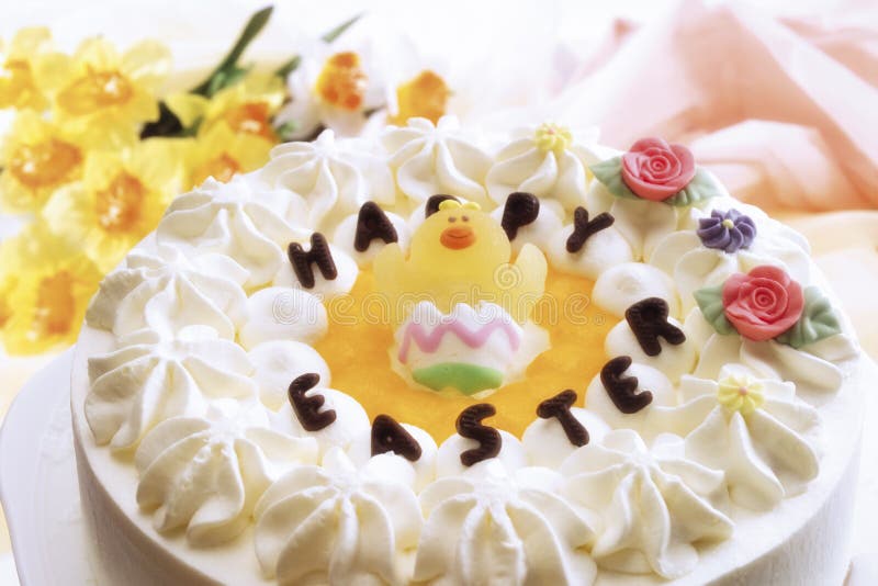 Easter cream cake stock photo. Image of fancy, life, pastry - 50489412
