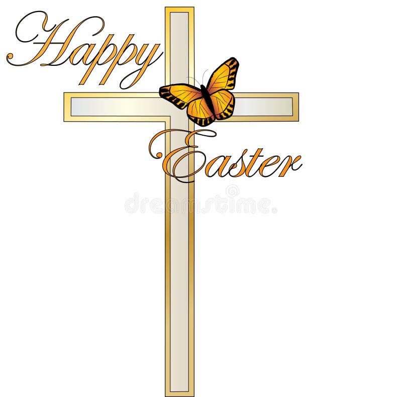 Easter Cross stock vector. Illustration of easter, religious - 18147463