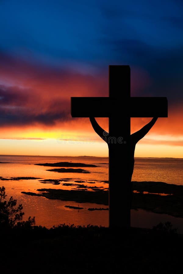 Easter Cross stock photo. Image of peaceful, outdoor, belief - 4105352