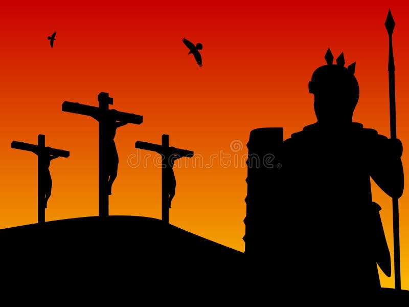 Easter - Crucifixion of Christ Stock Vector - Illustration of christian ...