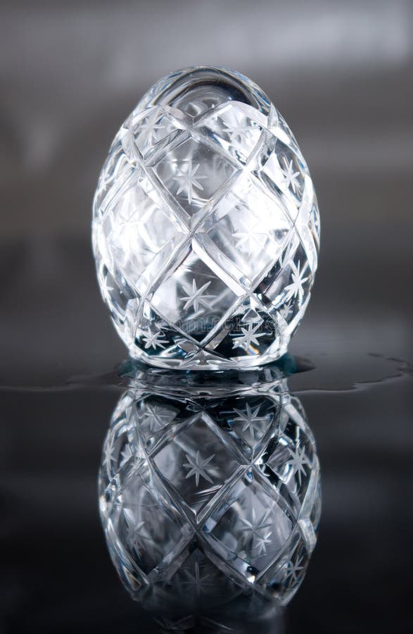 Easter crystal eggs macro stock image. Image of reflected - 4593417