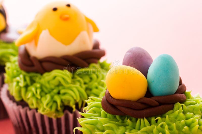 Easter cupcakes stock photo. Image of pastrie, snack - 286755090