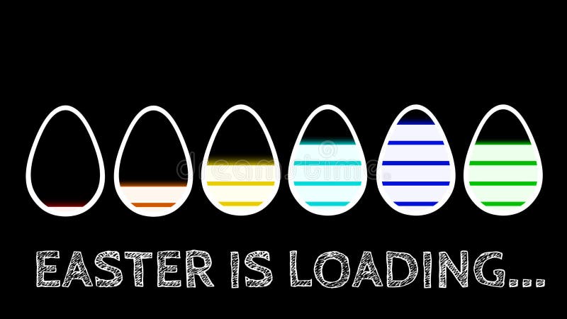 Easter Day is Loading in Bright Eggs Stock Video - Video of creativity ...