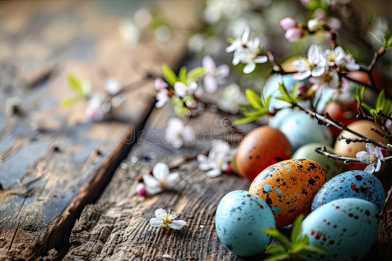 EASTER Decorated Frame Colored Easter Eggs Frame Decorated Eggs Happy Easter Top View Stock ...