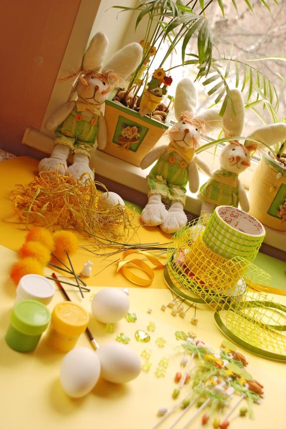 Easter decorations stock photo. Image of maid, decorations - 4476548
