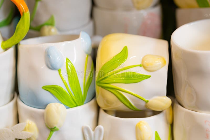 Easter Decorations, a Yellow Chic, Bunny Figurines, and an Easter ...