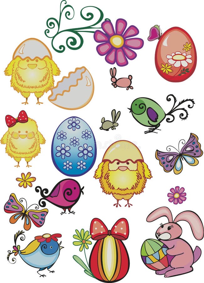 Easter Eggs with Zodiac Signs Stock Vector - Illustration of gemini ...