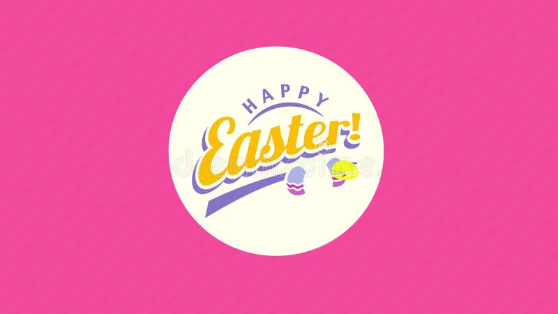 Easter Design Made with Cardboard and Paper Textures Stock Video ...