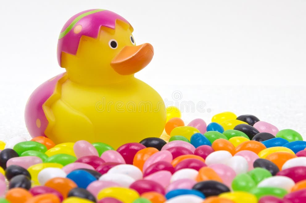 Easter Duck stock image. Image of candy, bunny, duck - 25251173