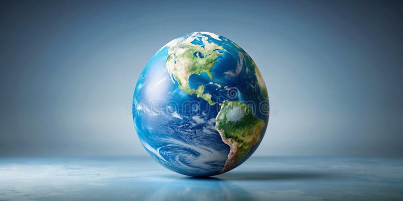 Easter Egg As Planet Earth Copy Space Generative by AI Stock Image ...