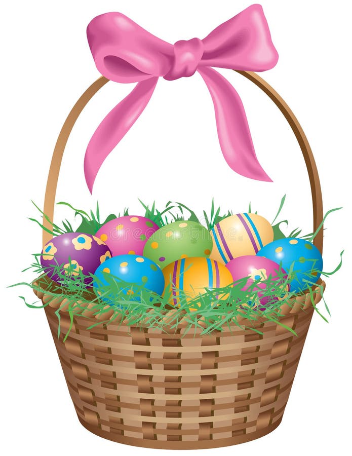 Easter Basket Theme Image 1 Stock Vector - Illustration of artwork ...