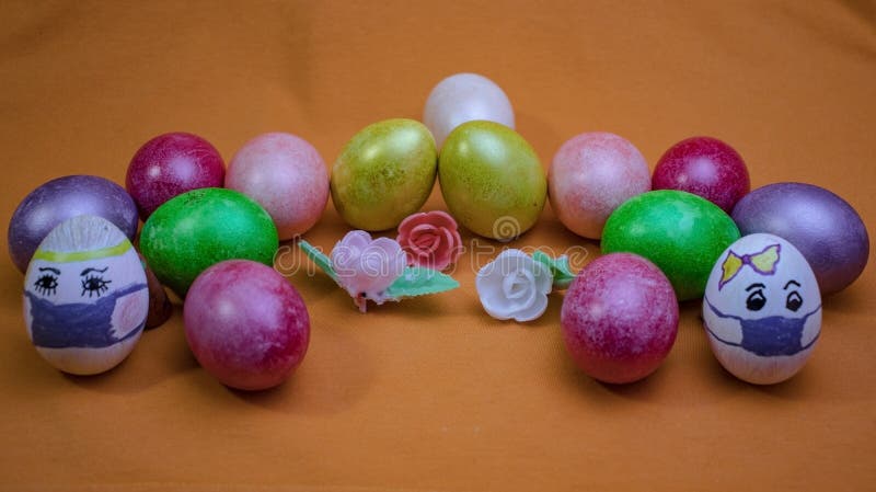 Easter egg stock image. Image of face, dangerous, easter - 179867787