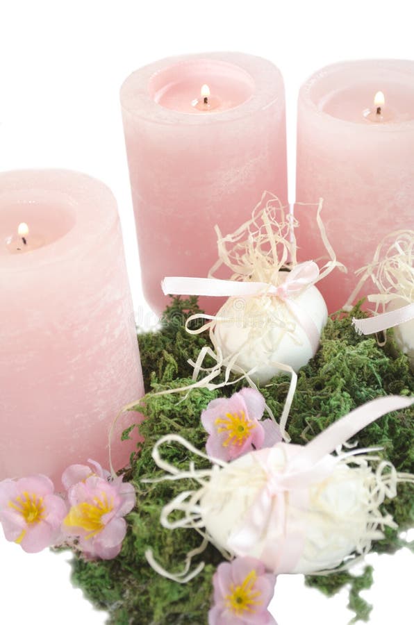 Easter egg candles stock image. Image of closeup, gift - 39665867