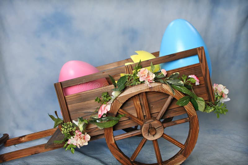 Easter Egg Cart stock photo. Image of spring, broken - 13076032