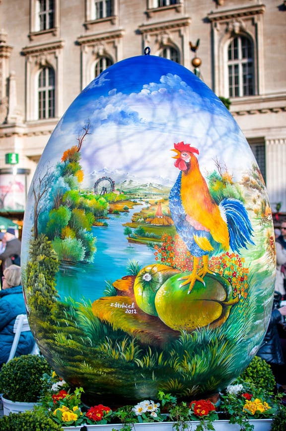 Easter egg in the city editorial photo. Image of easter - 68512136