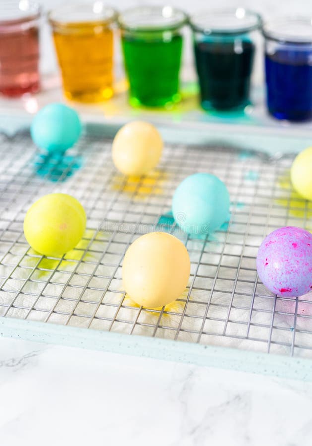 Easter egg coloring stock image. Image of craft, easter - 273672849