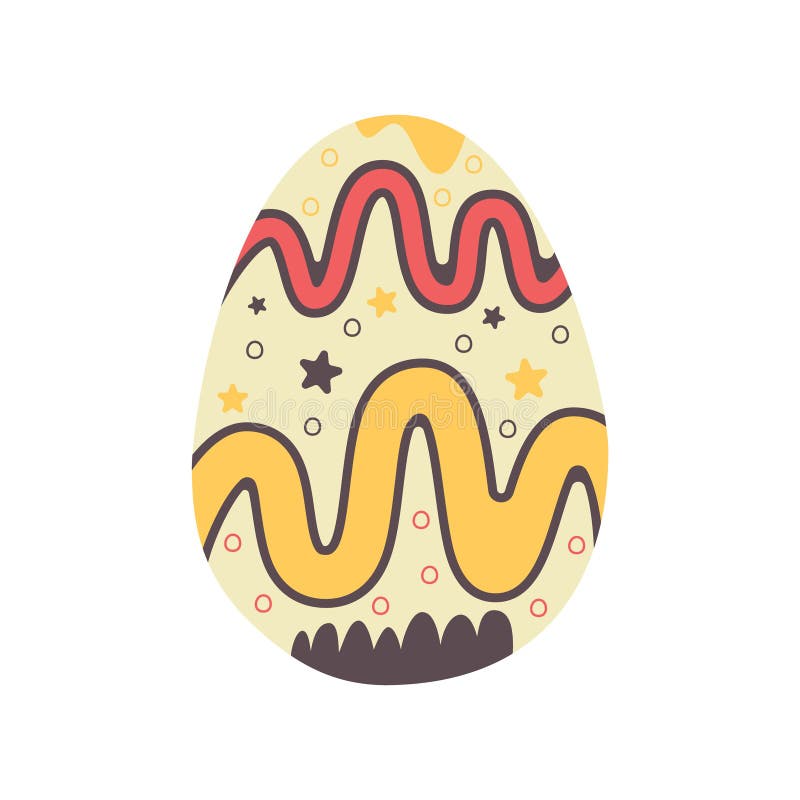 Easter Egg Design. Easter Holiday Egg Hunt in Colorful Flat Style with ...