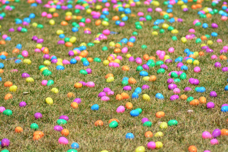 Easter Egg Field stock photo. Image of color, chocolate - 52401612