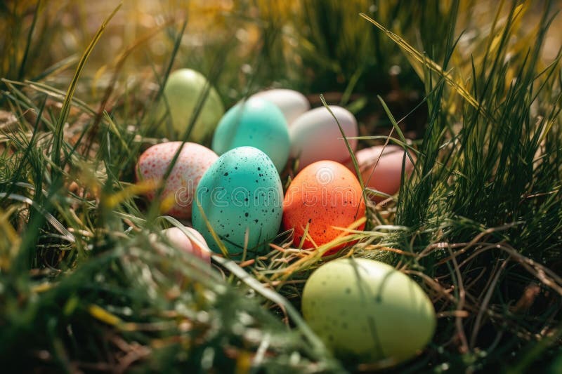 Easter Egg Hunt: Hidden Easter Eggs in the Grass Waiting To Be Found ...