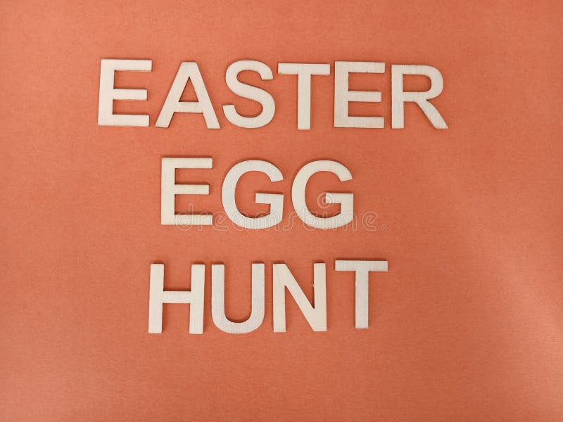 Easter egg hunt sign stock image. Image of advertising - 311424397
