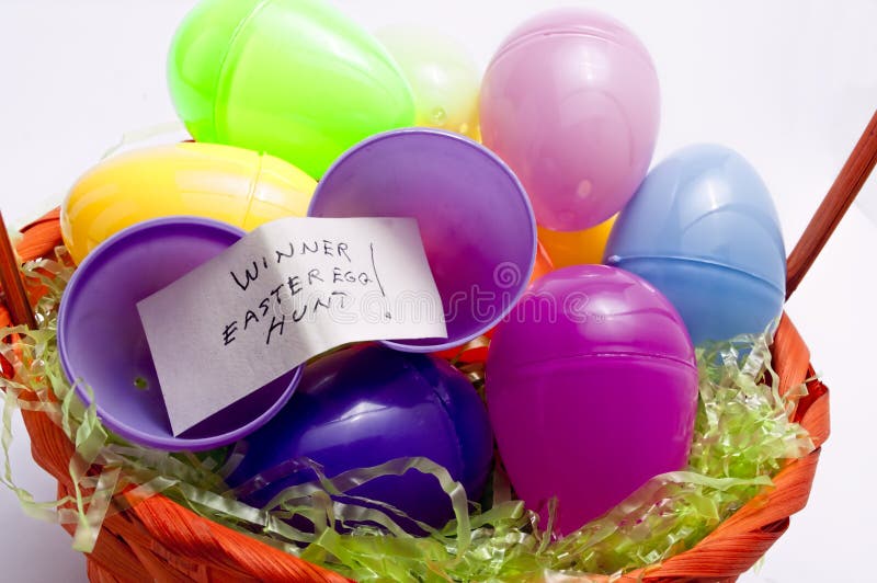 Easter egg hunt,winner stock photo. Image of blue, grass - 51166282