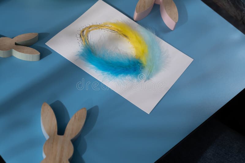 EASTER Egg Made of Rope and Feathers Sustainable Preparation Diy ...