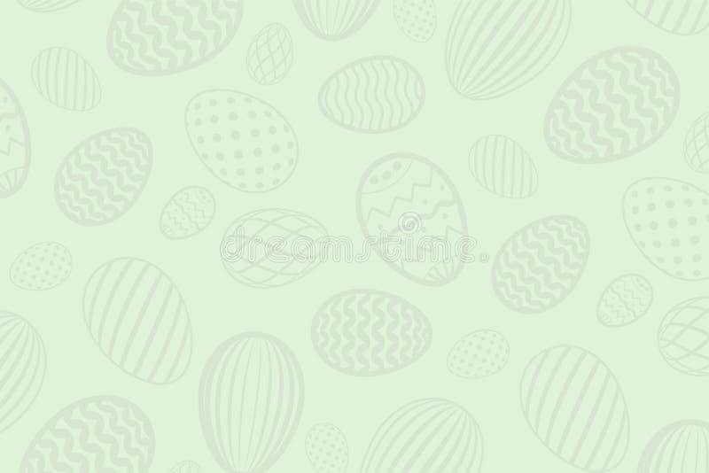 Easter Egg Pattern. Color Holiday Eggs Texture on Pastel Background ...