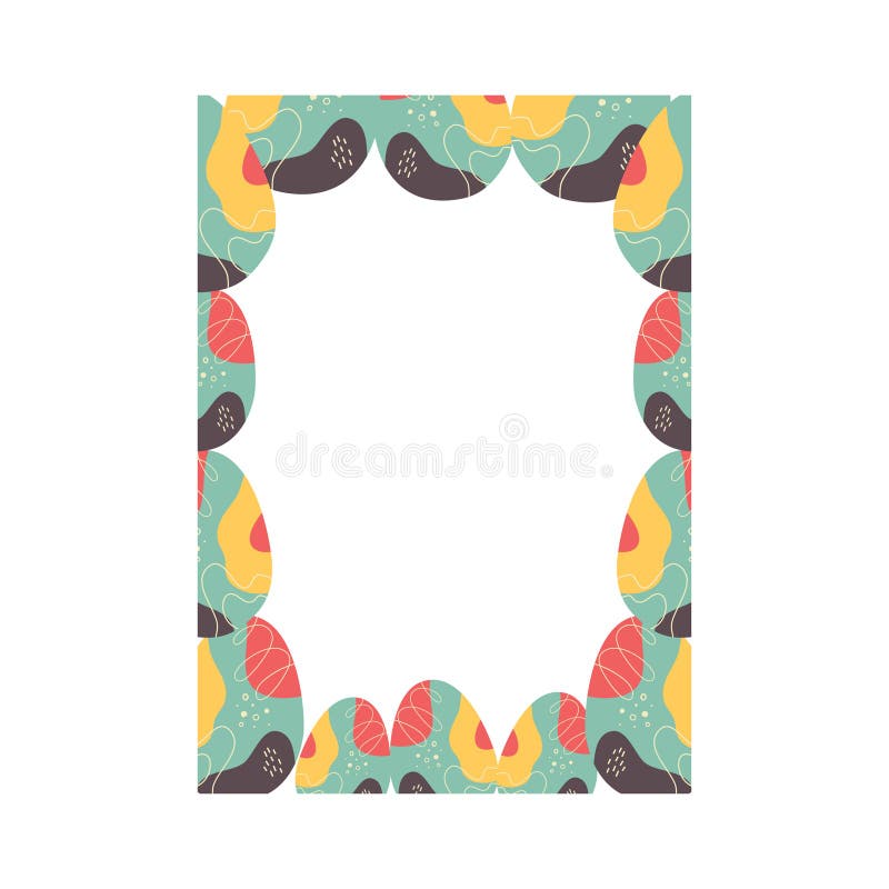 Easter Egg Rectangle Frame Design. Happy Easter Holiday Egg Hunt Border ...