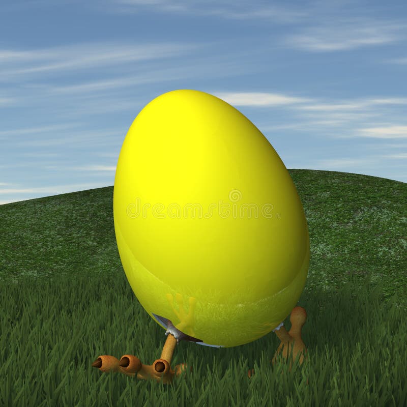 Easter Egg Run stock illustration. Illustration of tradition - 24651034