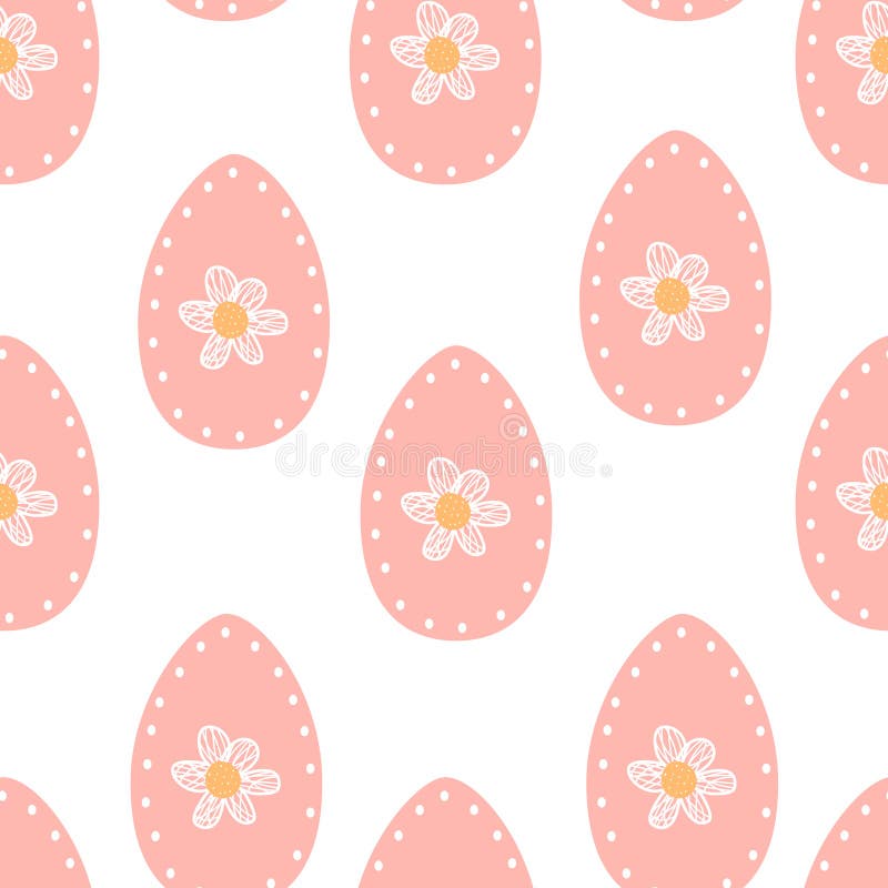 Easter Egg Seamless Pattern,symbol of Easter.Texture of Holiday Eggs ...