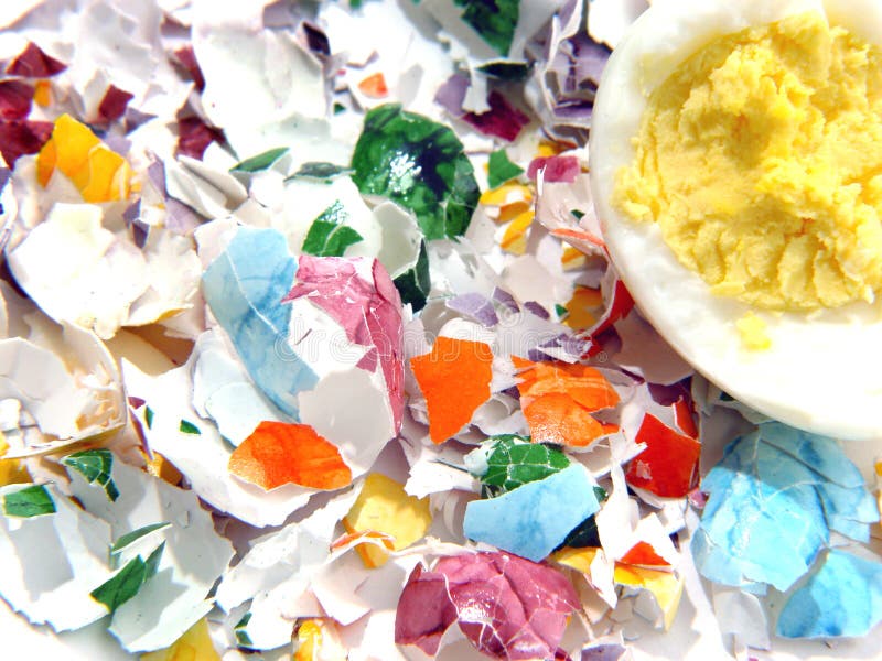 Easter Egg Shells stock image. Image of shells, calcium - 89173