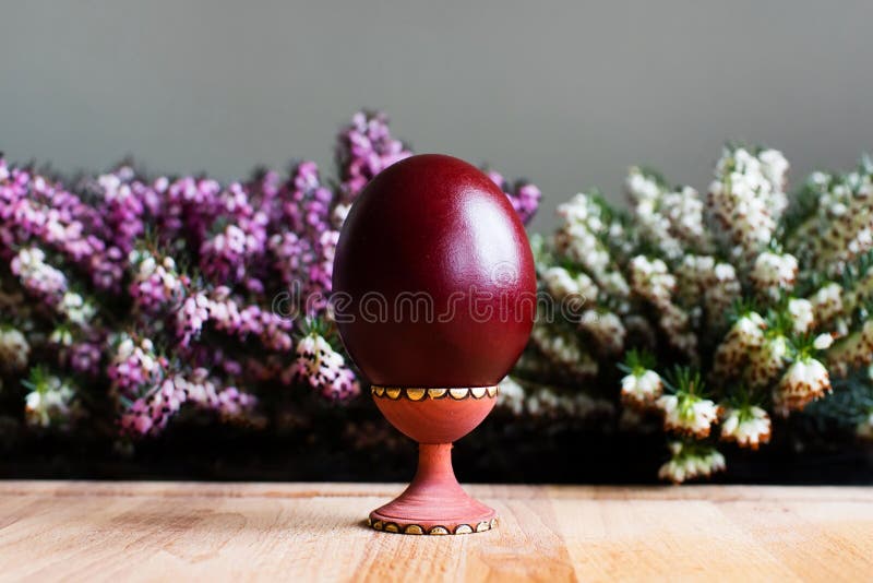 Easter egg on the stand stock photo. Image of eggs, colorful - 89956220
