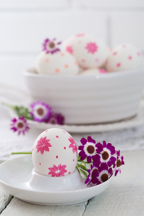 Easter egg on a stand stock image. Image of cuisine - 112027223
