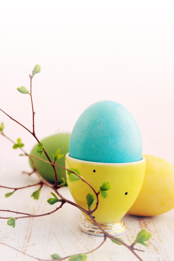 Easter egg in a stand stock photo. Image of multi, group - 51394456