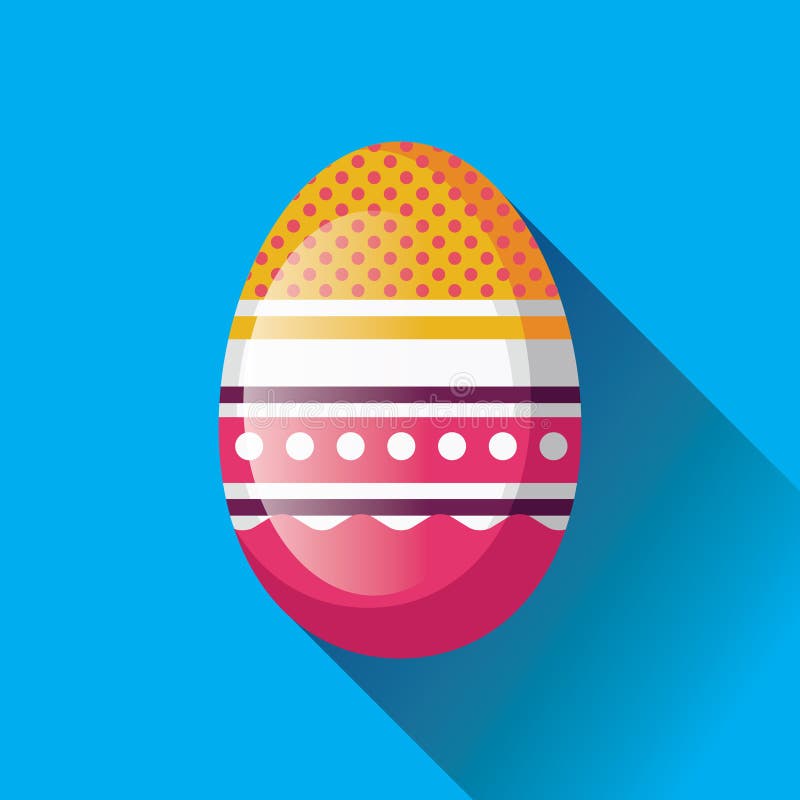 Easter Egg. Vector Illustration Decorative Background Design Stock ...